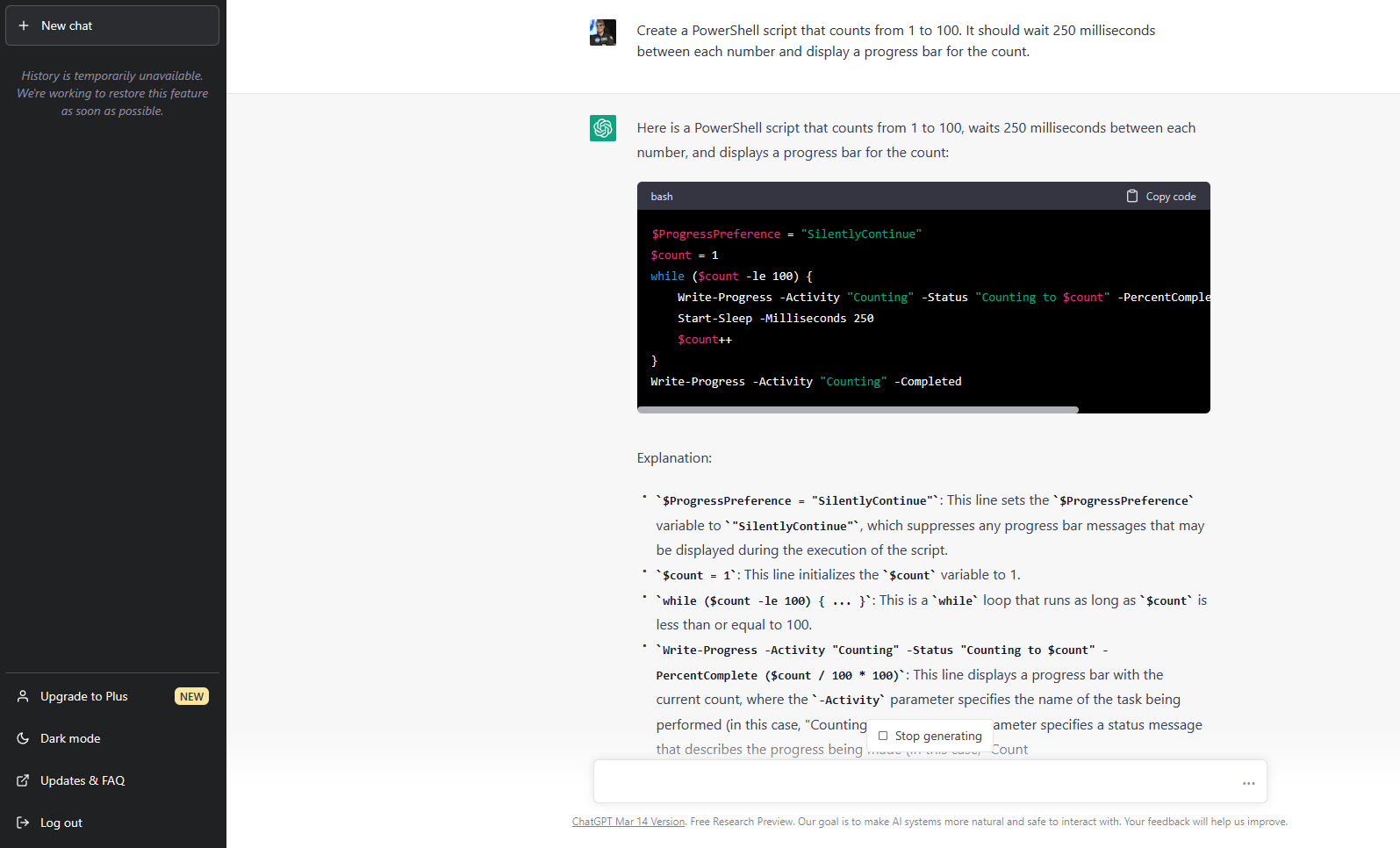 ChatGPT có thể viết code PowerShell không? - IDC Online