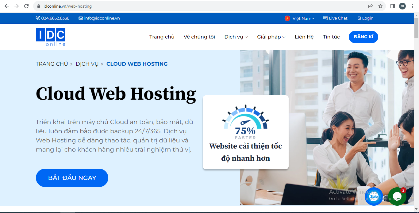 Vai trò của dịch vụ Web Hosting đối với doanh nghiệp hiện nay